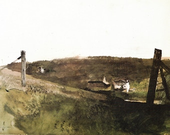 Andrew Wyeth: spring Extremely Rare New Bookplate - Etsy