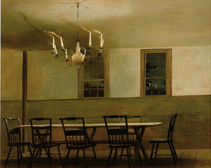 Andrew Wyeth: "the Witching Hour", Very Rare Original, New Bookplate ...