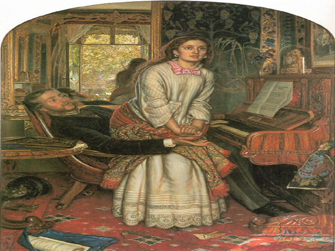 William Holman Hunt: "the Awakening Conscience", Extremely Rare ...