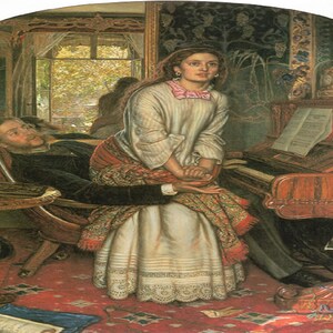 William Holman Hunt: "the Awakening Conscience", Extremely Rare ...