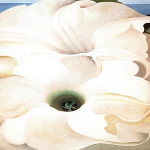Georgia O'keeffe: “two Jimson Weeds”, Extremely Rare Original Vintage ...