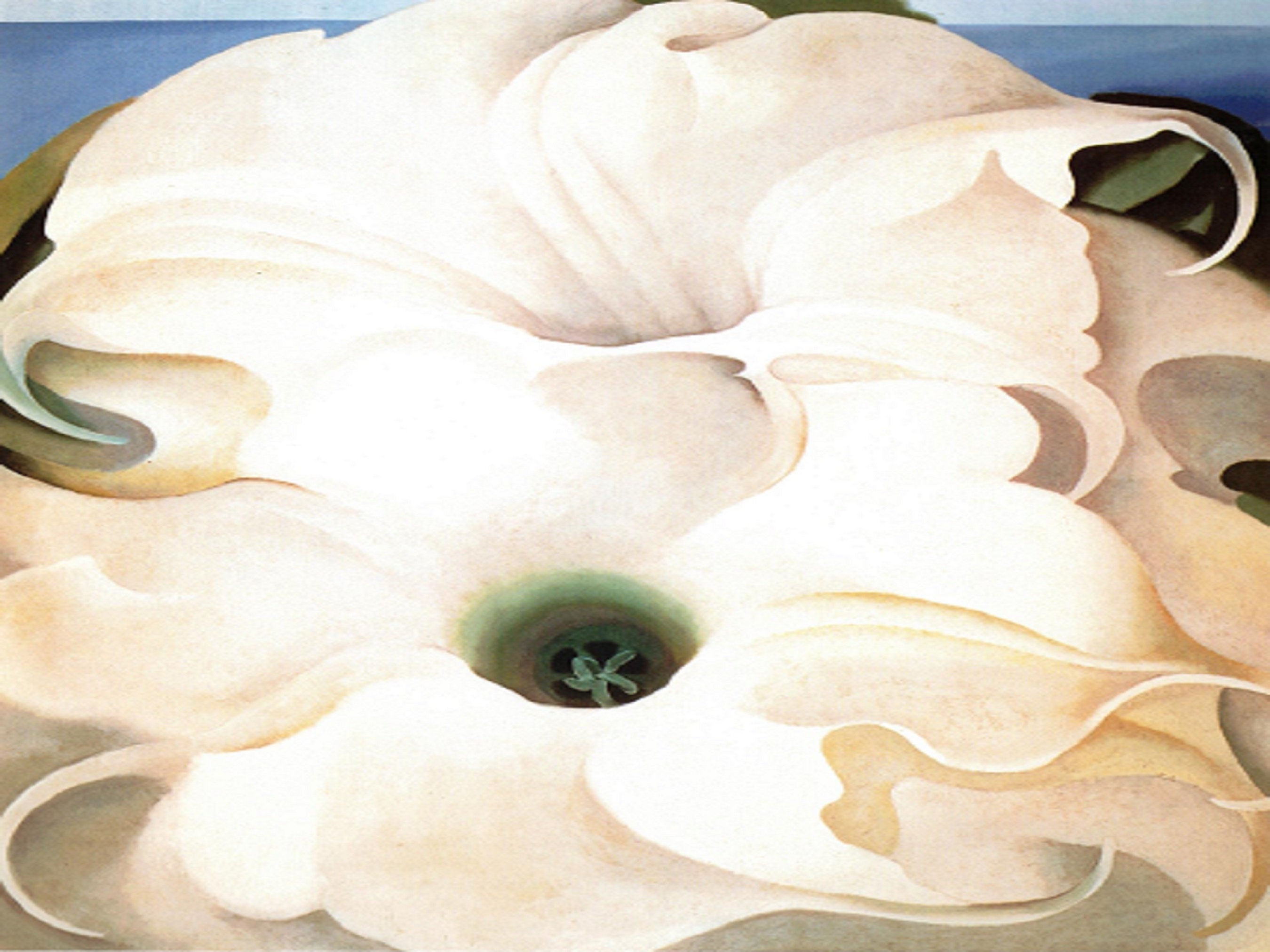 Georgia O'keeffe: two Jimson Weeds Extremely Rare - Etsy