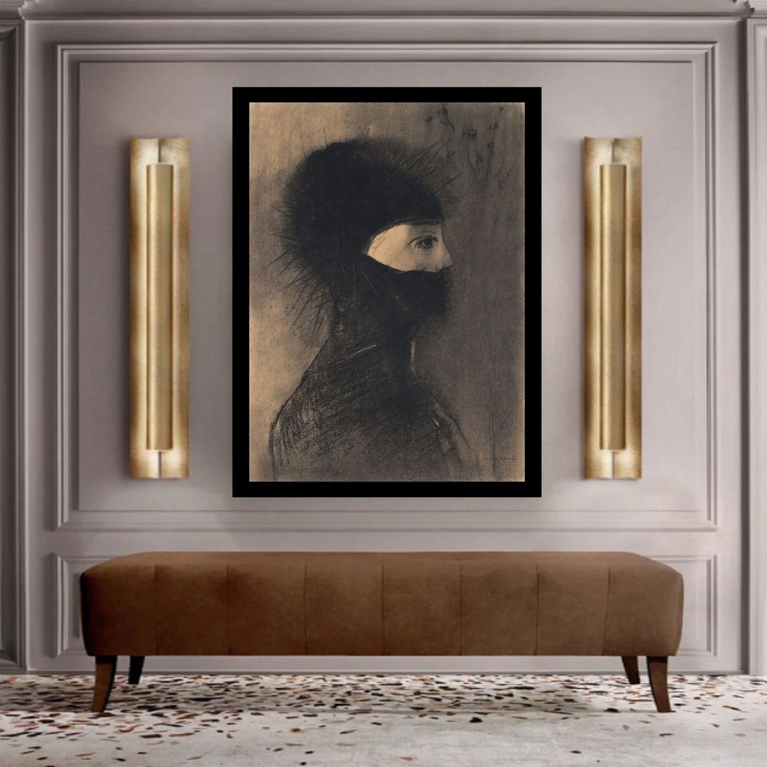 Giclée Fine Art Print; "armor" by Odilon Redon; Fine Art Print; Giclée ...