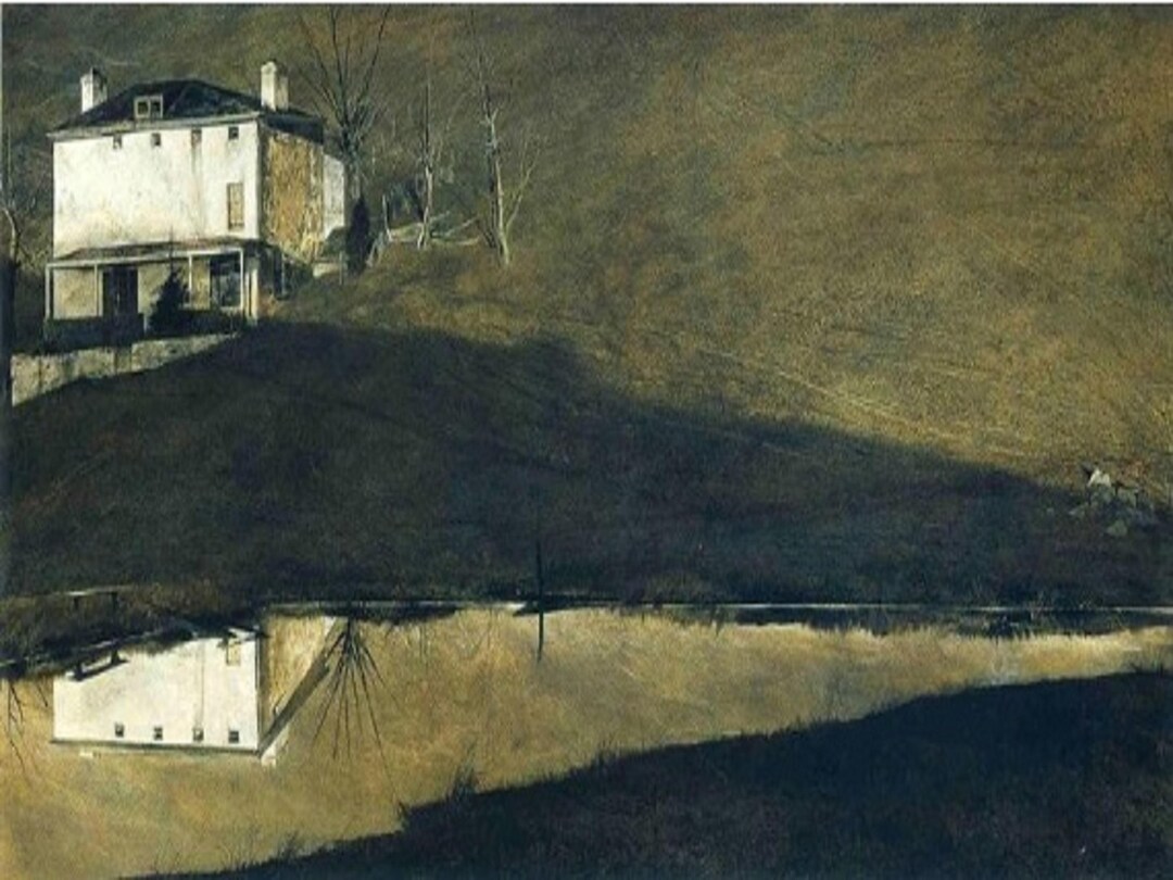 Andrew Wyeth: "brown Swiss", Extremely Rare Original Bookplate Print, Painting Circa 1957. Wyeth ...