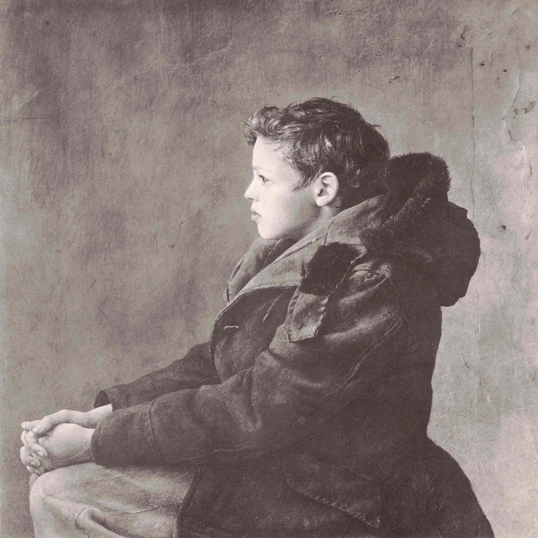 Andrew Wyeth: “nicholas", Extremely Rare Vintage Bookplate Print, Pen ...