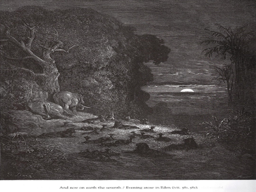 Gustave Dore "milton’s Paradise Lost: and Now on Earth the Seventh ...