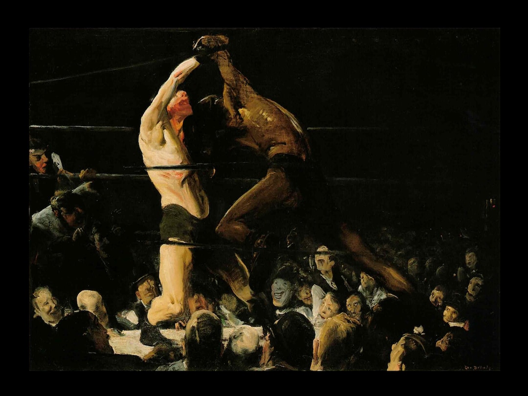 George Bellows: "both Members of This Club", Extremely Rare Original ...
