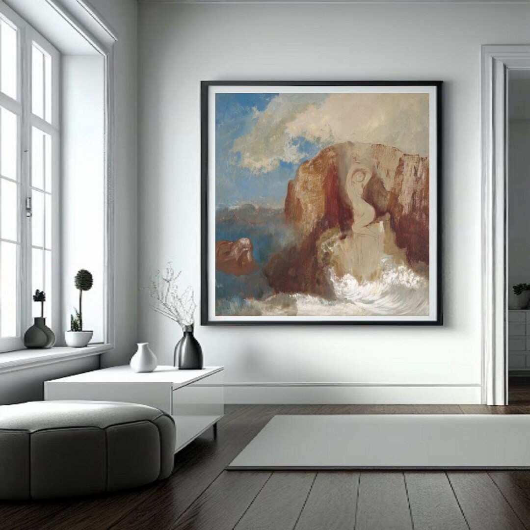 Giclée Fine Art Print; "andromeda" by Odilon Redon; Fine Art Print ...