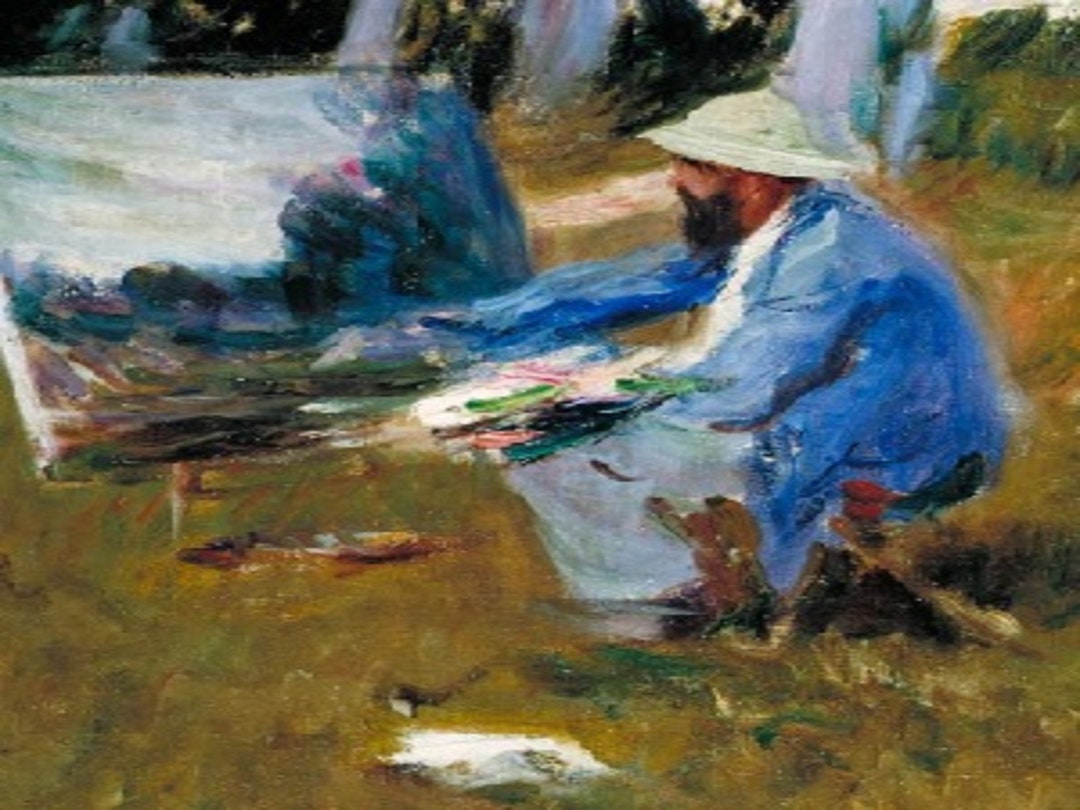 John Singer Sargent: "claude Monet Painting by the Edge of A Wood ...