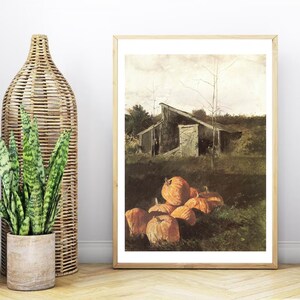 Giclée Fine Art Print; "pumpkins" by Andrew Wyeth; Fine Art Print ...