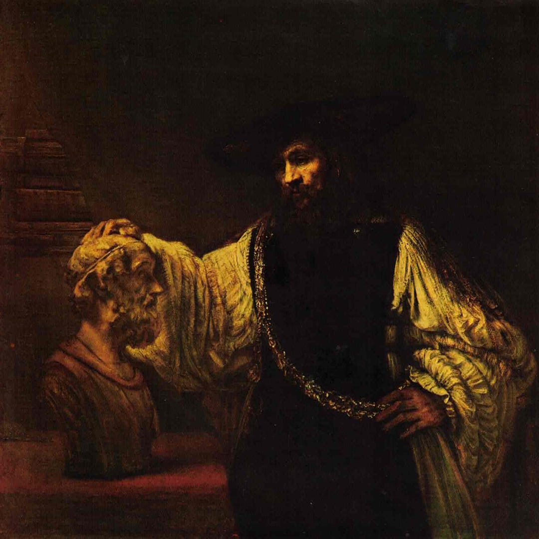 Rembrandt: "aristotle Contemplating the Bust of Homer", Extremely Rare ...