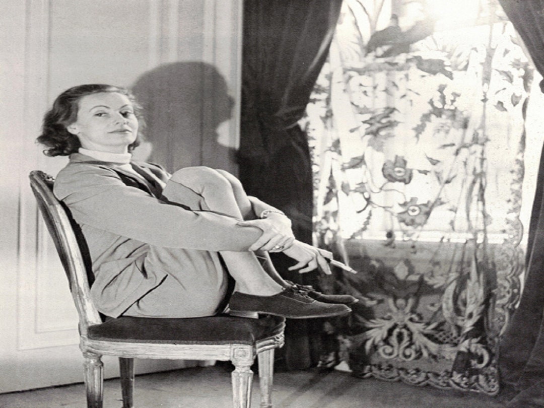 Cecil Beaton: “greta Garbo", Extremely Rare Vintage Bookplate Print ...