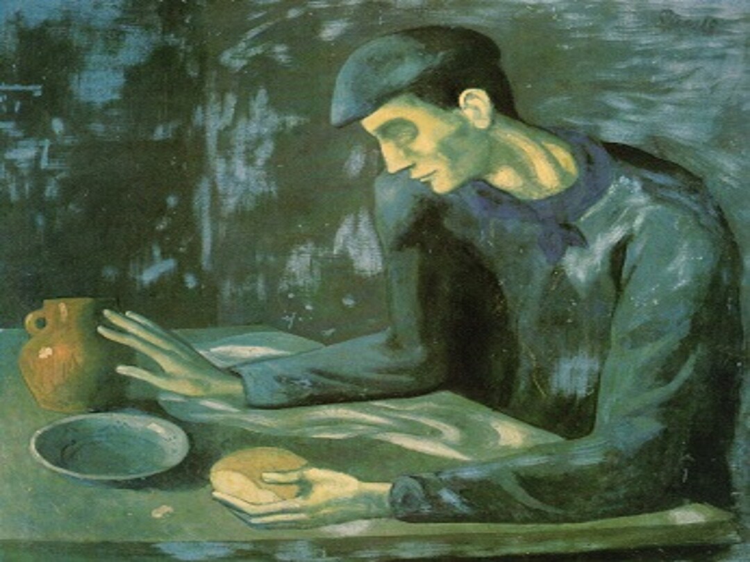 Pablo Picasso: "the Blind Man’s Meal", Extremely Rare Vintage Bookplate ...