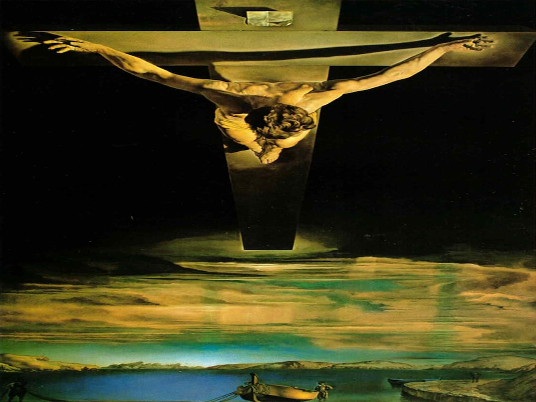 Salvador Dali: "christ of St. John of the Cross", Extremely Rare ...