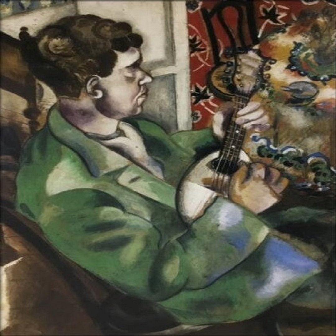 Marc Chagall: “in Profile", Extremely Rare Large Bookplate Print ...