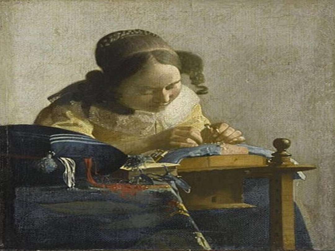 Johannes Vermeer: “the Lacemaker", Very Rare Original Bookplate Print ...