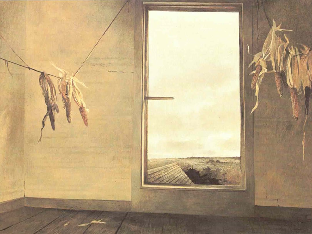 Andrew Wyeth: "seed Corn", Extremely Rare Vintage Bookplate Print ...