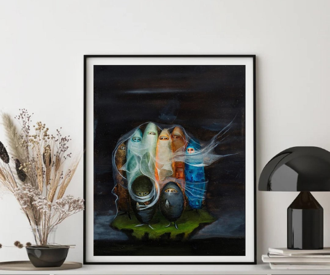 Giclée Fine Art Print; "the Surrealists" by Bridget Bate Tichenor; Fine ...