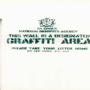 Banksy: “graffiti Area", Extremely Rare Original Bookplate Print, Media ...