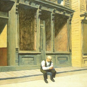 Edward Hopper: “sunday", Extremely Rare Vintage Bookplate Print ...