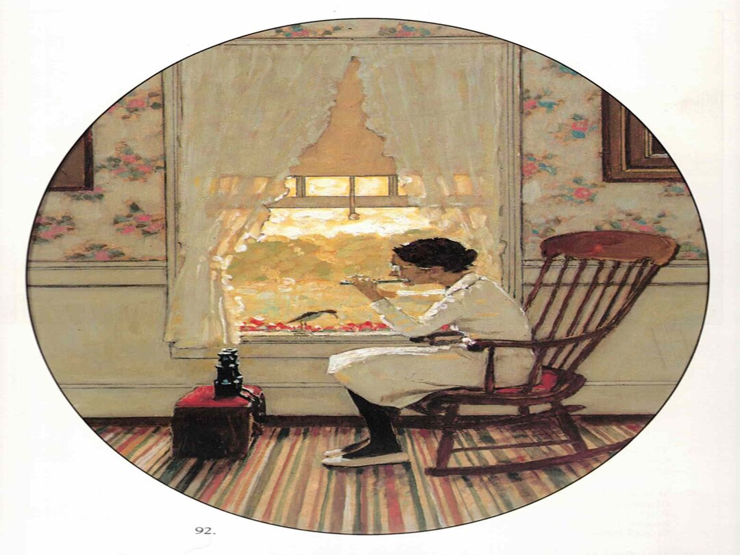 Norman Rockwell: "willie Was Different", Book Illustration. Extremely ...