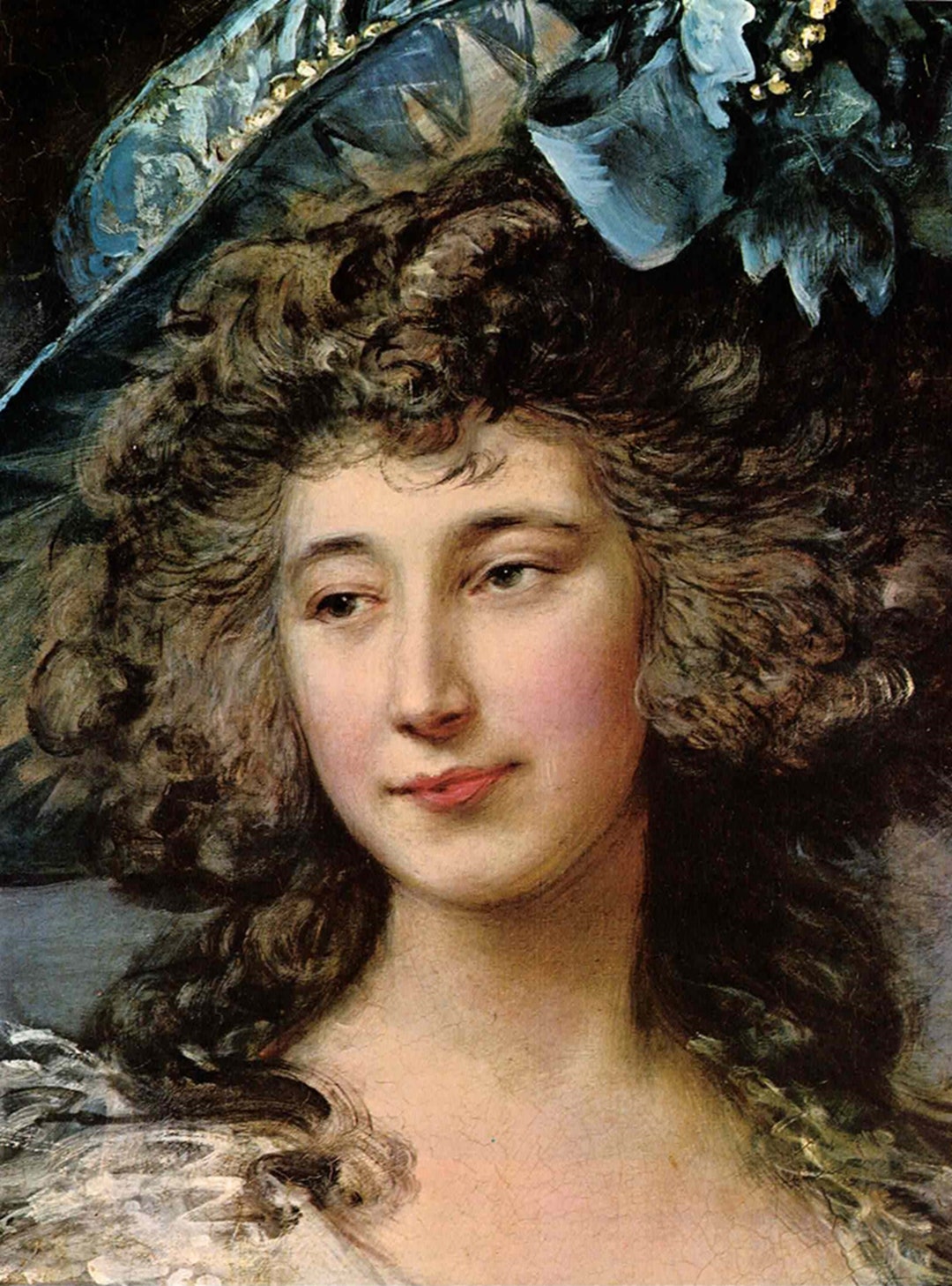 Thomas Gainsborough: “lady Sophia Charlotte Sheffield, Detail ...