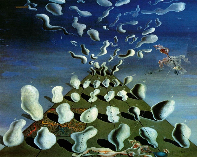 Salvador Dali: "inaugural Gooseflesh", Extremely Rare Vintage Bookplate ...