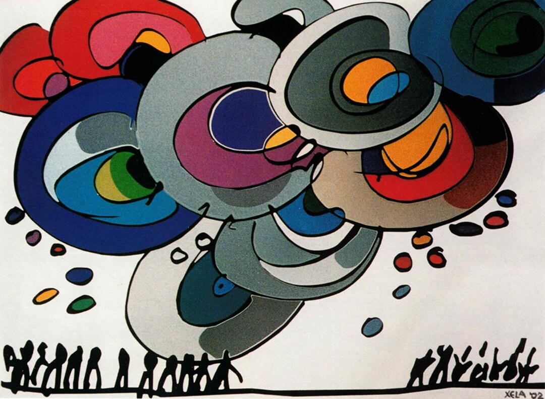 XELA: "terror”, Extremely Rare Original Vintage Bookplate Print ...