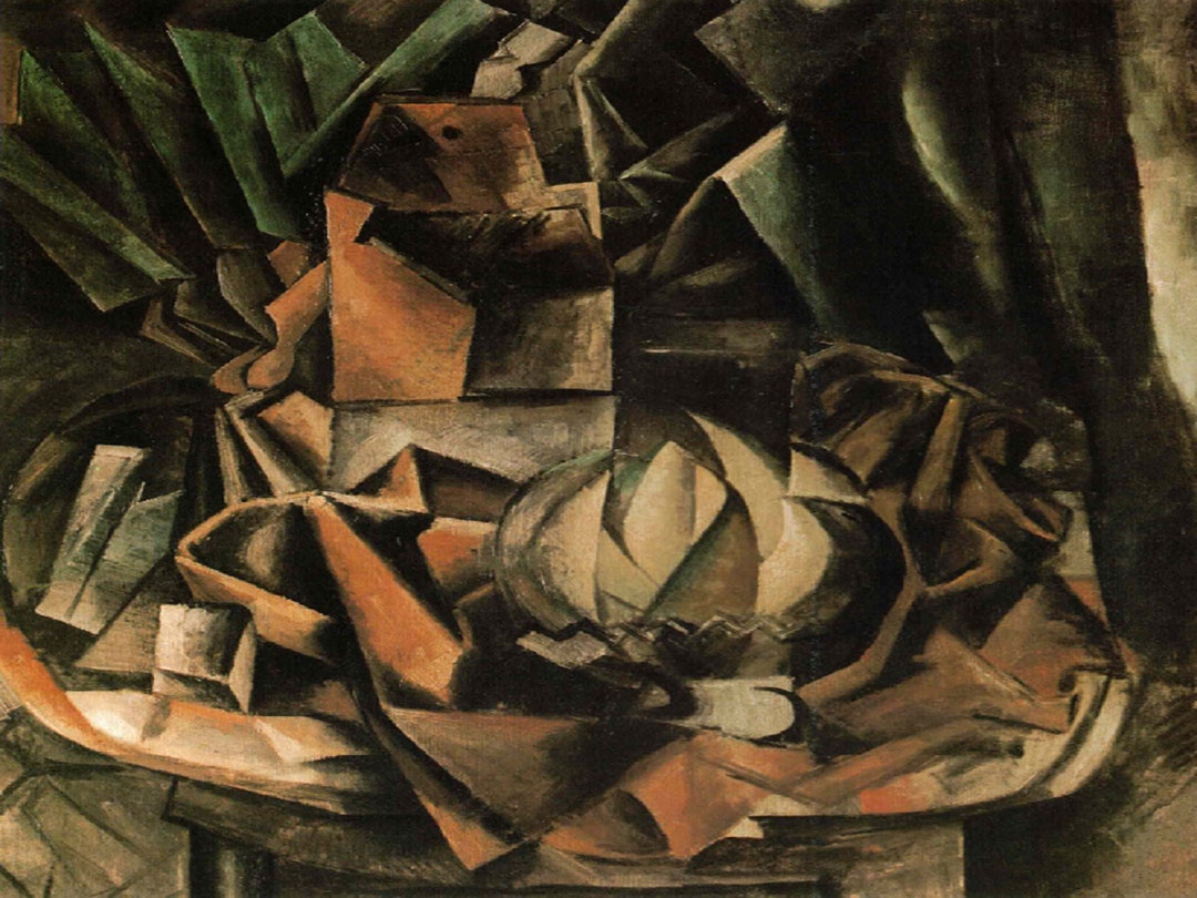 Pablo Picasso: "fan, Salt Box and Melon", Extremely Rare Vintage ...