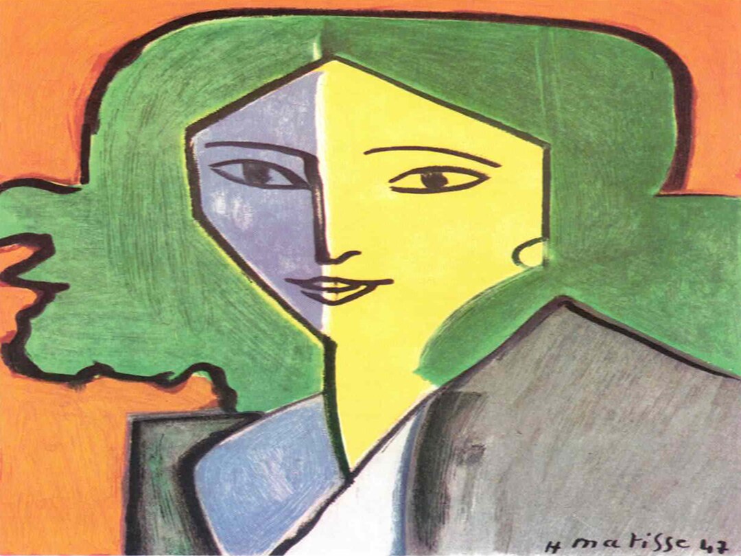 Henri Matisse: "green, Blue and Yellow", Extremely Rare Vintage ...
