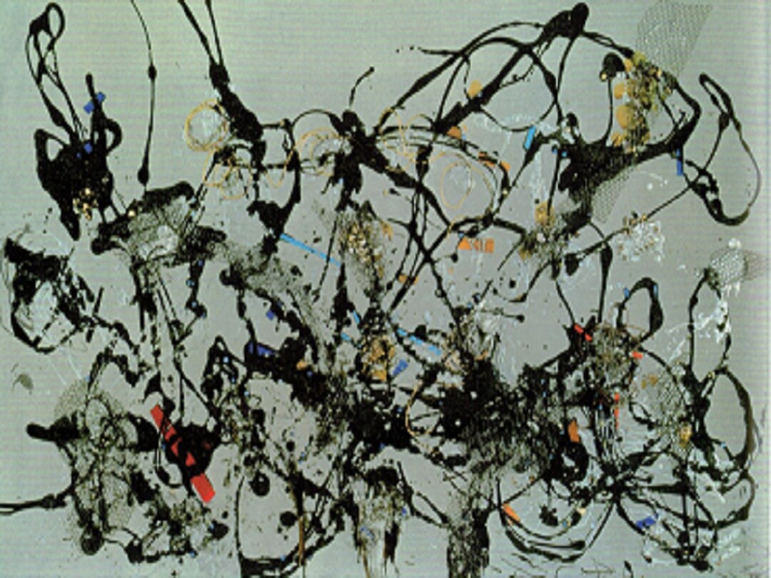 Jackson Pollock: "action", Extremely Rare Original Bookplate Print ...