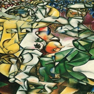 Marc Chagall: "adam and Eve", Extremely Rare Original, New Bookplate ...