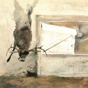 Andrew Wyeth: “untitled, 1957", Extremely Rare Vintage Bookplate Print ...