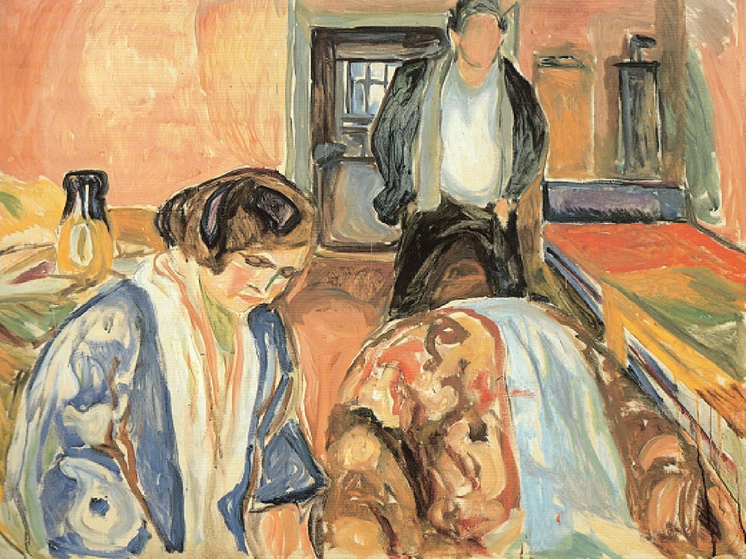 Edvard Munch: the Artist and His Model Ii - Etsy