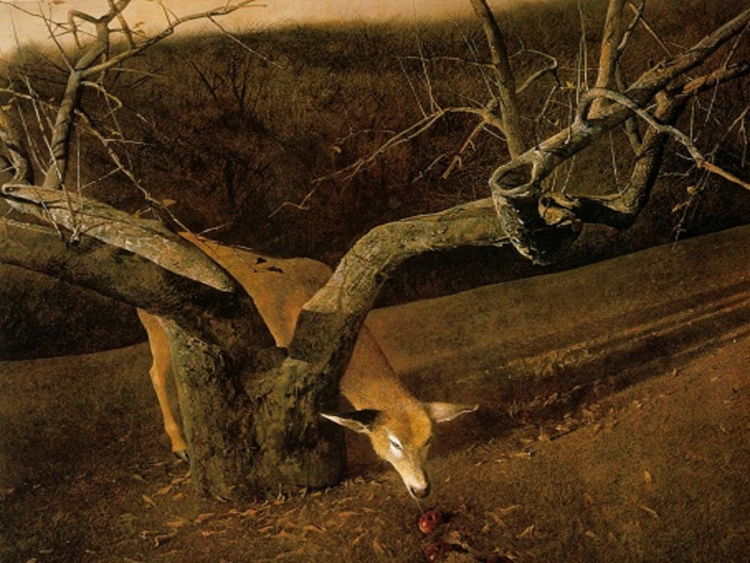 Andrew Wyeth: "jacklight", Extremely Rare Original Bookplate Print ...