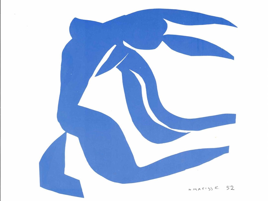 Henri Matisse: "blue Nude", Extremely Rare Full Page Bookplate Print ...