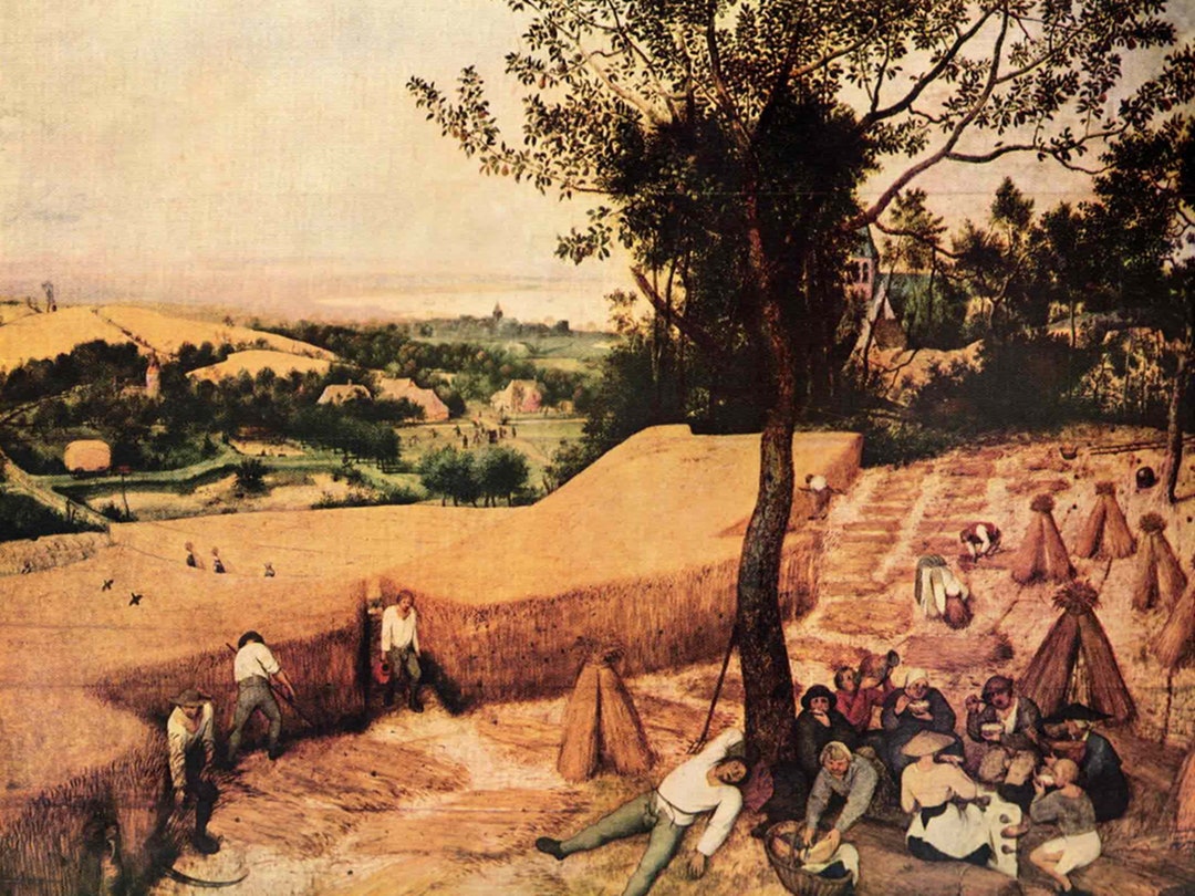 Pieter Bruegel the Elder: “the Harvesters" Extremely Rare Vintage ...