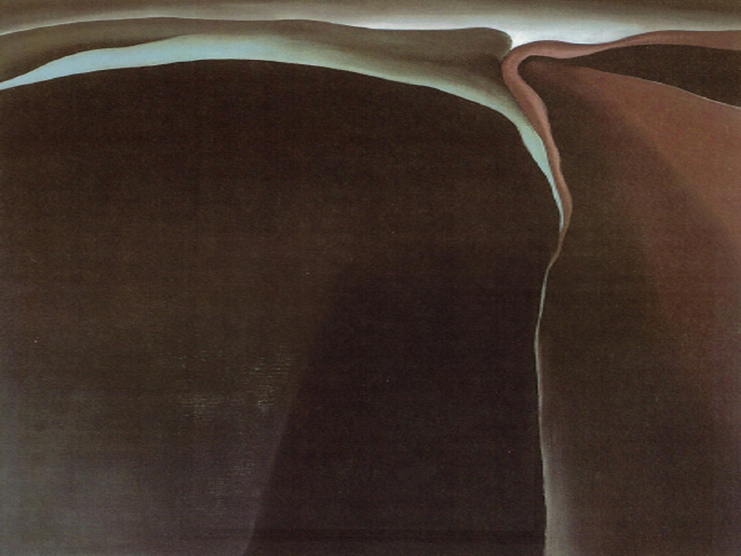 Georgia O'keeffe: dark Abstraction, Extremely Rare Vintage Bookplate ...