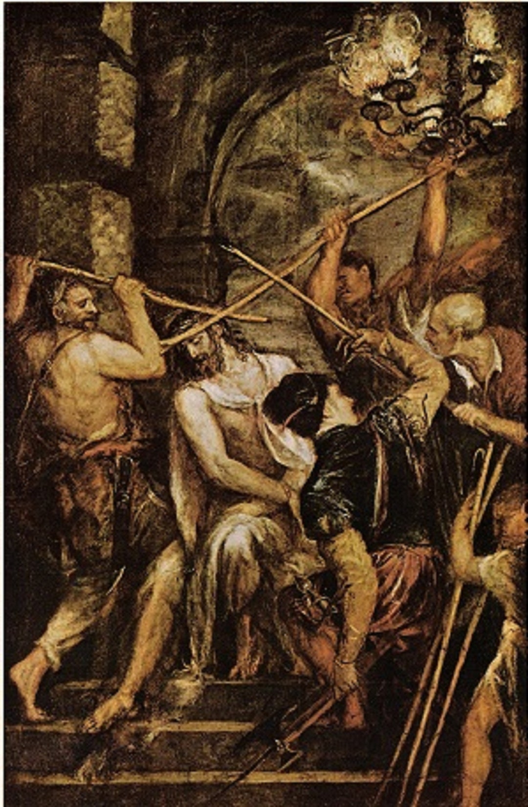 Titian: “christ Crowned With Thorns", Very Rare Original Vintage ...