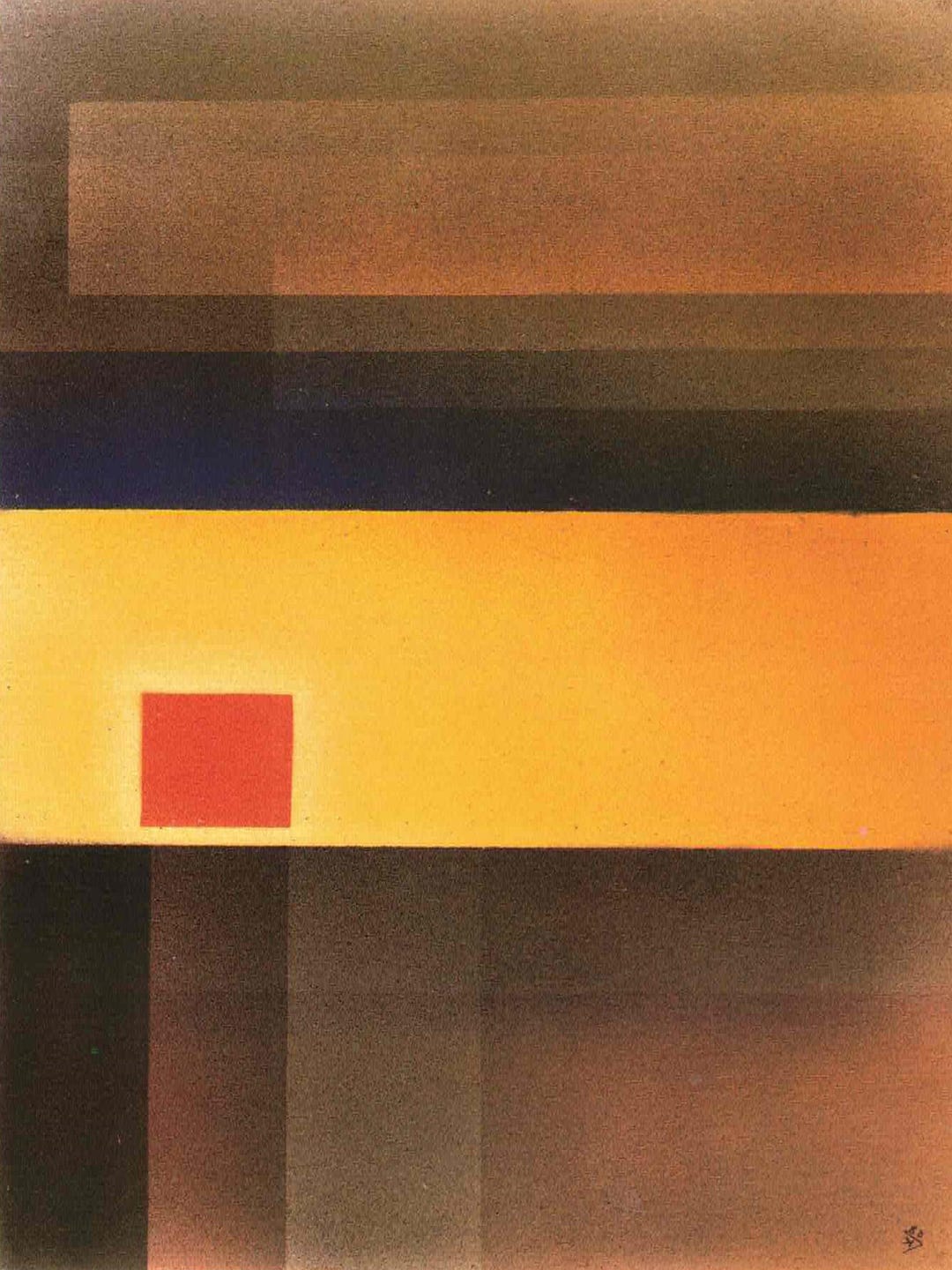 Wassily Kandinsky: "red Square", Extremely Rare Original Bookplate ...