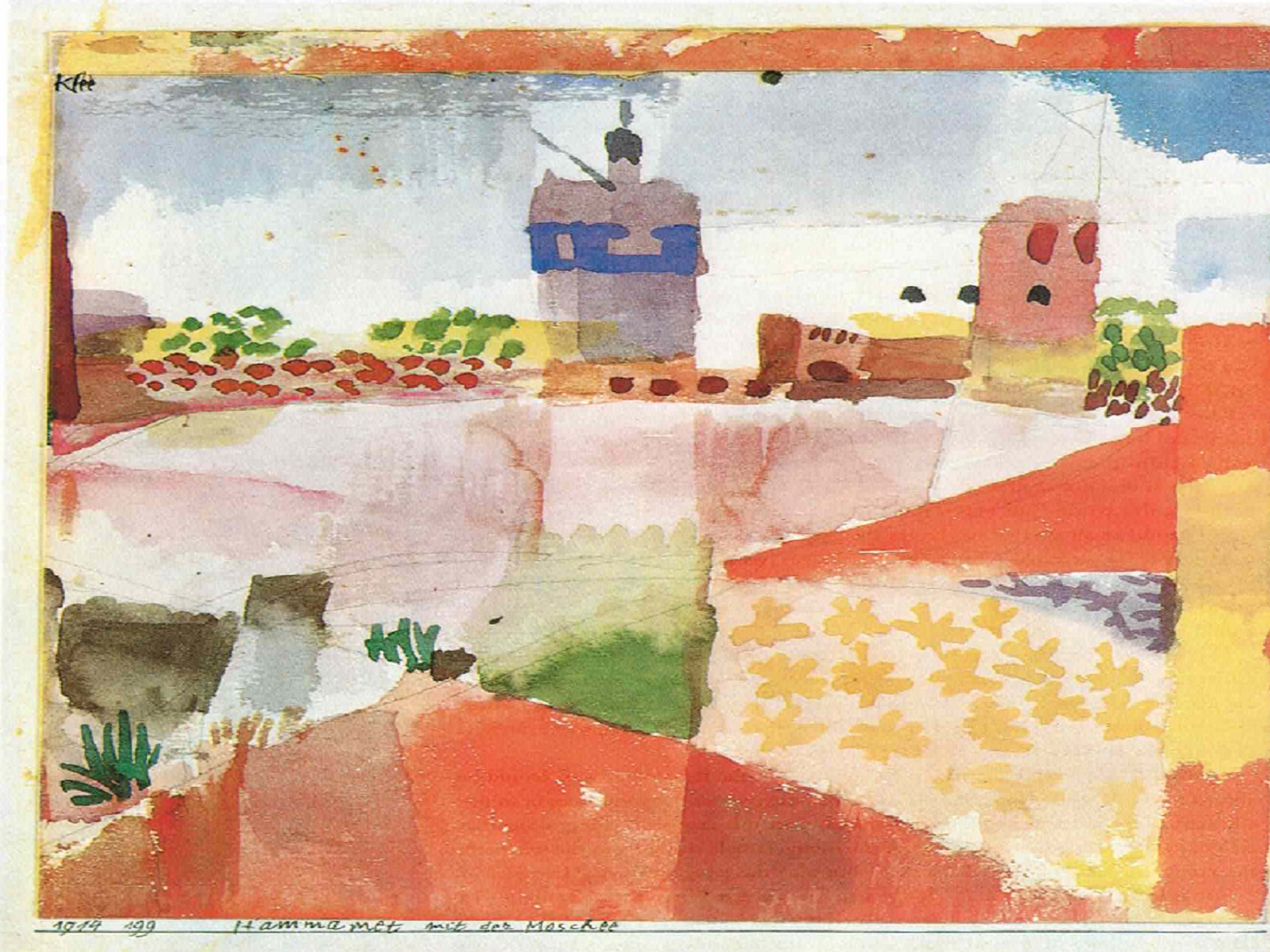 Paul Klee: hammamet With Mosque Extremely Rare Original - Etsy