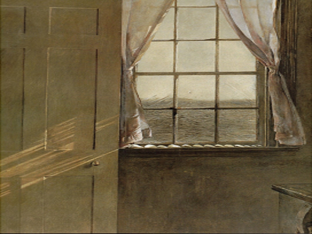 Andrew Wyeth: "sea Window", Extremely Rare New Full Page Bookplate ...