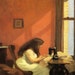 Edward Hopper: “girl at Sewing Machine", Extremely Rare Vintage ...