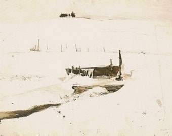 Andrew Wyeth: oil Drum Extremely Rare Vintage - Etsy