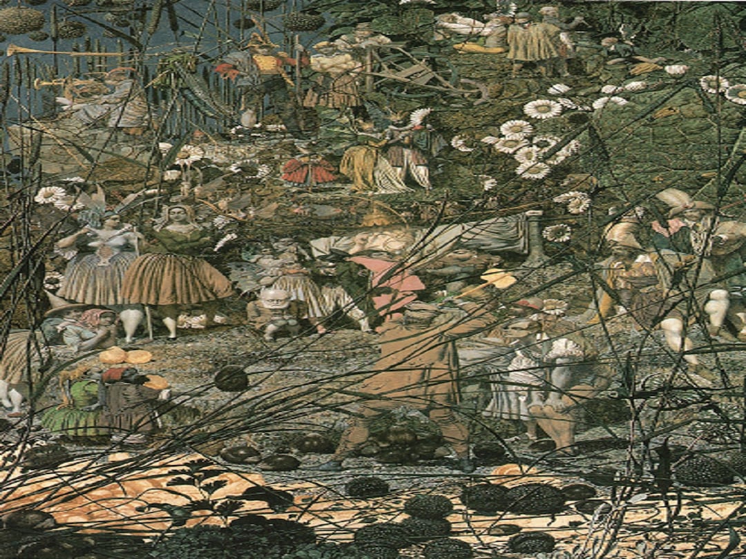 Richard Dadd: "the Fairy Feller’s Masterstroke", Extremely Rare Original Bookplate Print ...