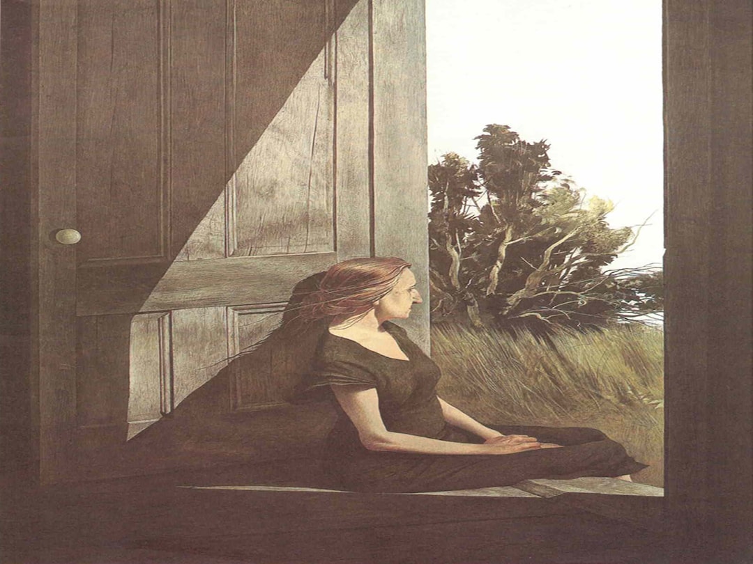 Andrew Wyeth: "christina Olson", Extremely Rare Vintage Bookplate Print ...