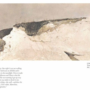 Andrew Wyeth: "lime Banks", Extremely Rare Vintage Bookplate Print ...