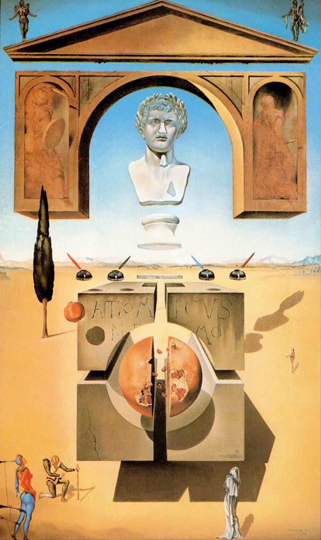 Salvador Dali: “dematerialization Near the Nose of Nero", Extremely ...