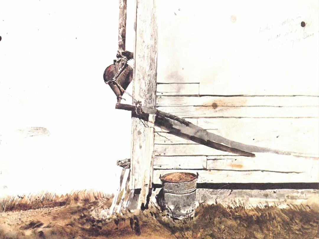 Andrew Wyeth: "barn Swallows", Extremely Rare Vintage Bookplate Print ...
