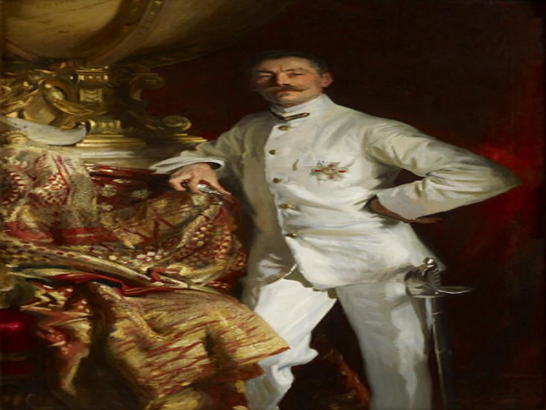 John Singer Sargent: "sir Frank Swettenham", Extremely Rare Original ...